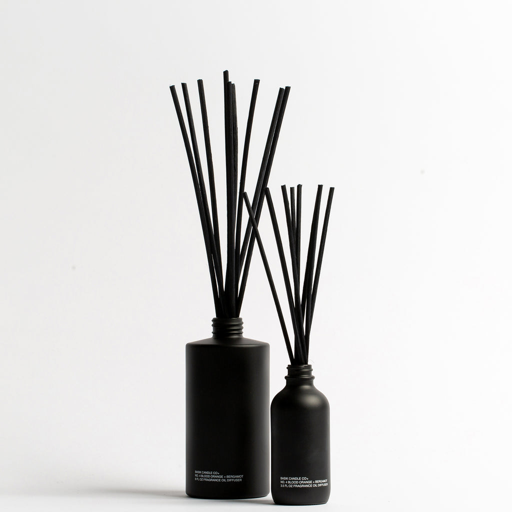 No. 4 Blood Orange + Bergamot Reed Diffuser – BASIK CANDLE CO